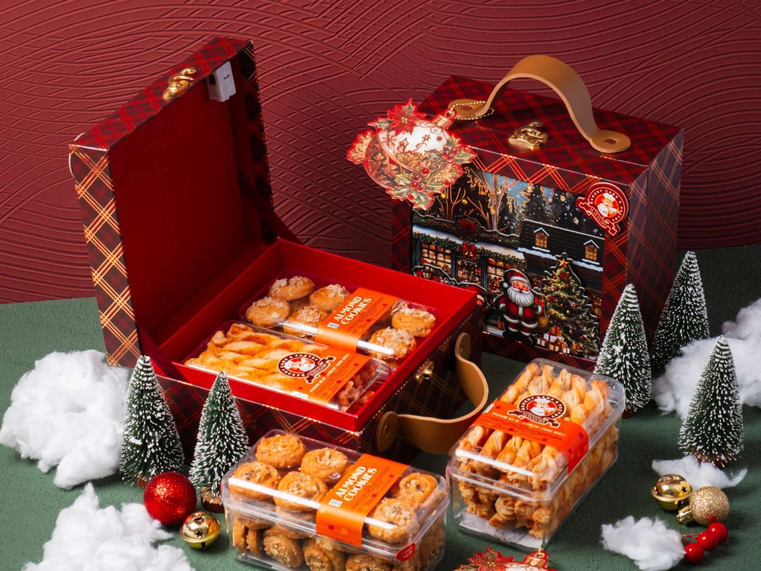 Rekomendasi Parcel Natal Minimalis Tapi Berkelas Isi Almond Cookies ...